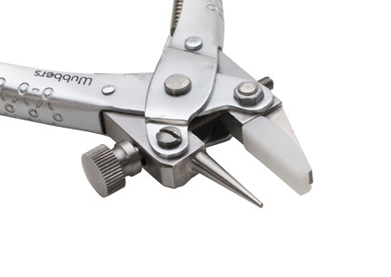 Eurotool Wubbers Parallel Pliers Round/Nylon Flat w/Extra Jaw - PLR ...