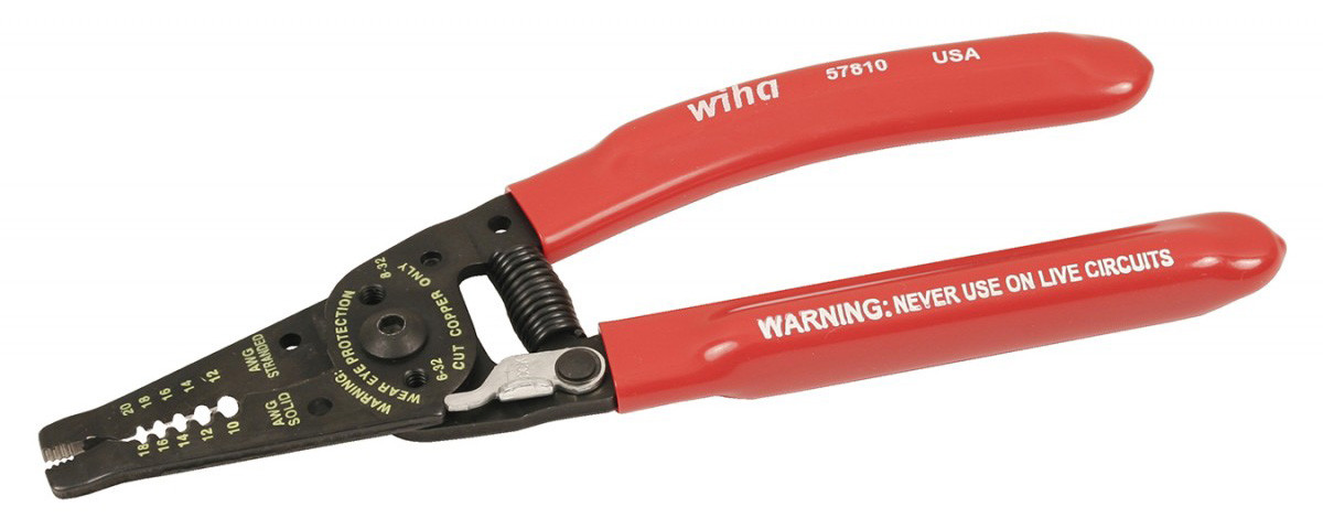 Wiha Wire Stripping Pliers 7.25" - 57810| Penn Tool Co., Inc