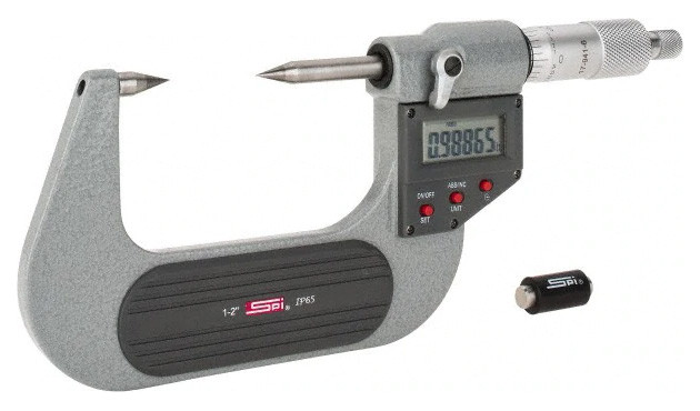 SPI IP65 Absolute Electronic Point Micrometer, 1-2"/25-50mm - 17-941-6 ...