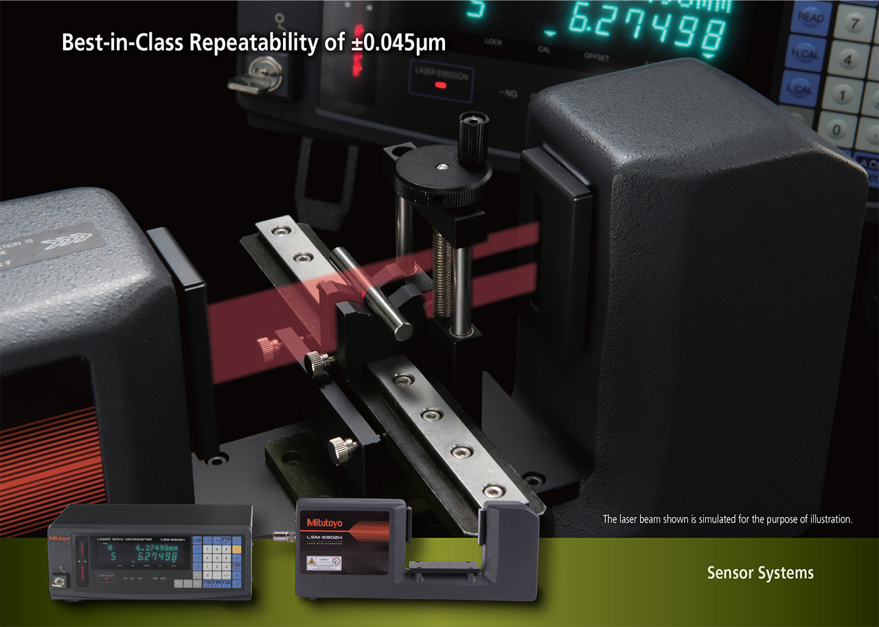 Mitutoyo Laser Scan Micrometer LSM-6902H - 544-499A| Penn Tool Co., Inc