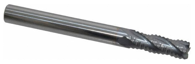 Accupro 4-Flute High Performance TiCN Coated Fine Tooth Roughing End ...