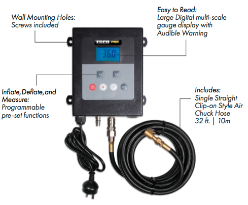 ESCO Digital Wall Mounted Tire Inflator - 10964| Penn Tool Co., Inc