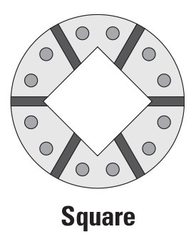 Royal QG-80 Ultra-Precision Quick-Grip™ Square Collets| Penn Tool Co., Inc