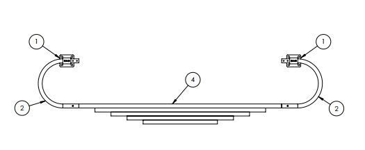 Stronghold Safety Ejection Curtain Kit, 57" Length - 211465| Penn Tool ...