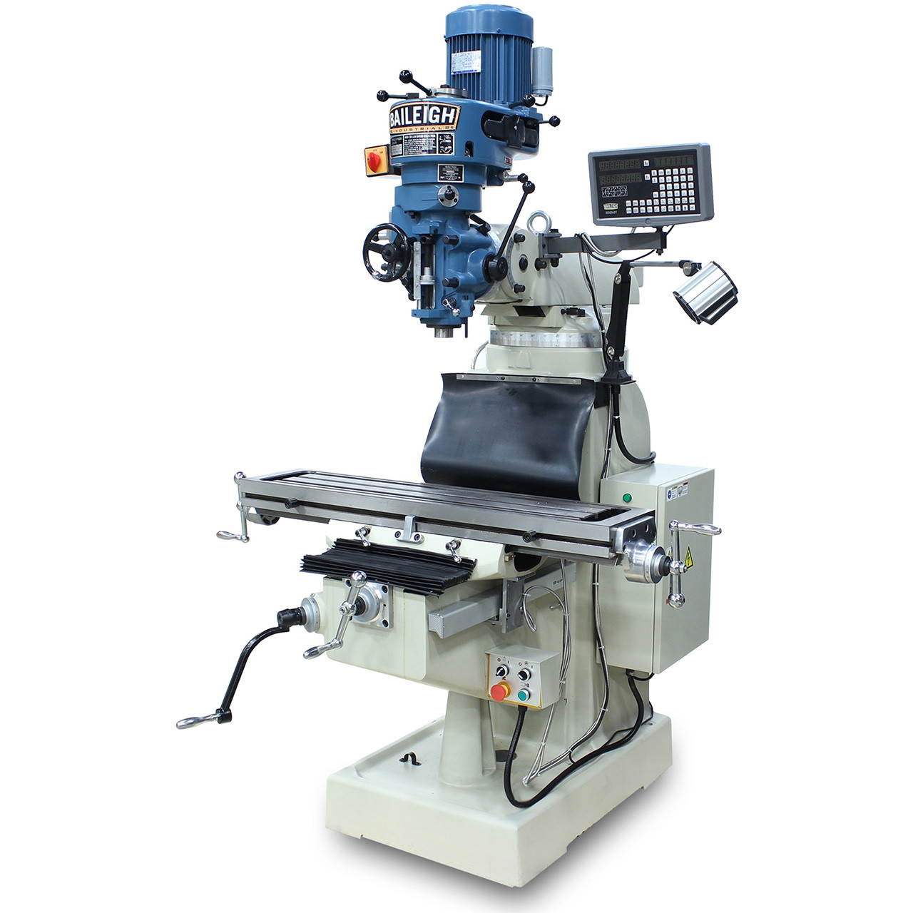 Baileigh VM-942E-1 Vertical Milling Machine, 9" x 42" Table - BA9 ...