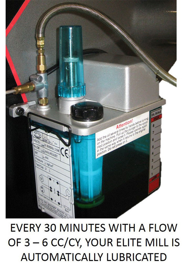JET Elite 9" x 49" Variable Speed Mill ETM-949 with 2-Axis Newall DP700 ...