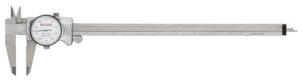 SPI Dial Caliper, Extra Smooth Movement, 0-12", White Dial - 17-991-1 ...