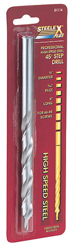 SteeleX Step Drill 45° - D1114| Penn Tool Co., Inc