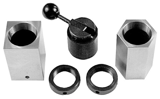 Precise 4 Piece Hex & Square 5C Collet Block Set - 3900-1620| Penn Tool ...