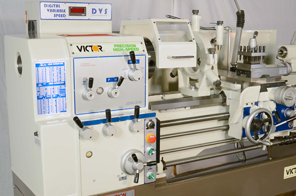 Victor S1740EVS Precision Heavy Duty Electronic Variable Speed Lathe, 3 ...