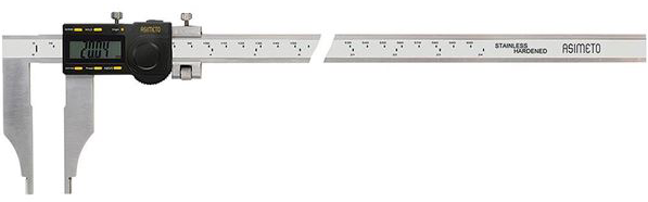 Asimeto 0-24" Calibrated ABS Heavy Duty Digital Caliper - 315-24-6 ...