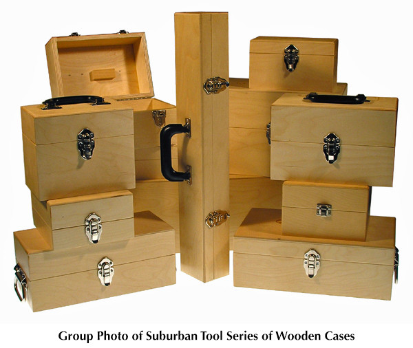 Suburban Tool Wood Storage Case Fits Pair of 1-2-3 Blocks - BX-123 ...