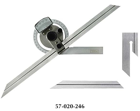 Fowler Universal 6" & 12" Dial & Blade Protractors| Penn Tool Co., Inc