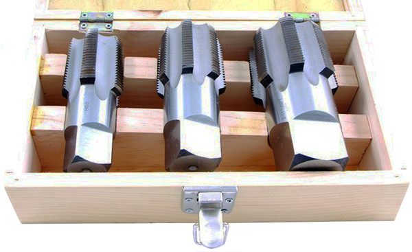 Precise 3 Piece NPT Taper Pipe Tap Set - 1011-3303| Penn Tool Co., Inc