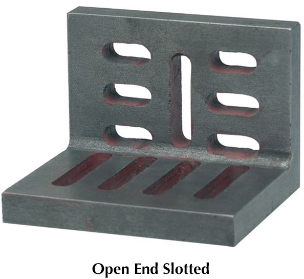 Precise Webbed End or Open End Slotted Angle Plates| Penn Tool Co., Inc