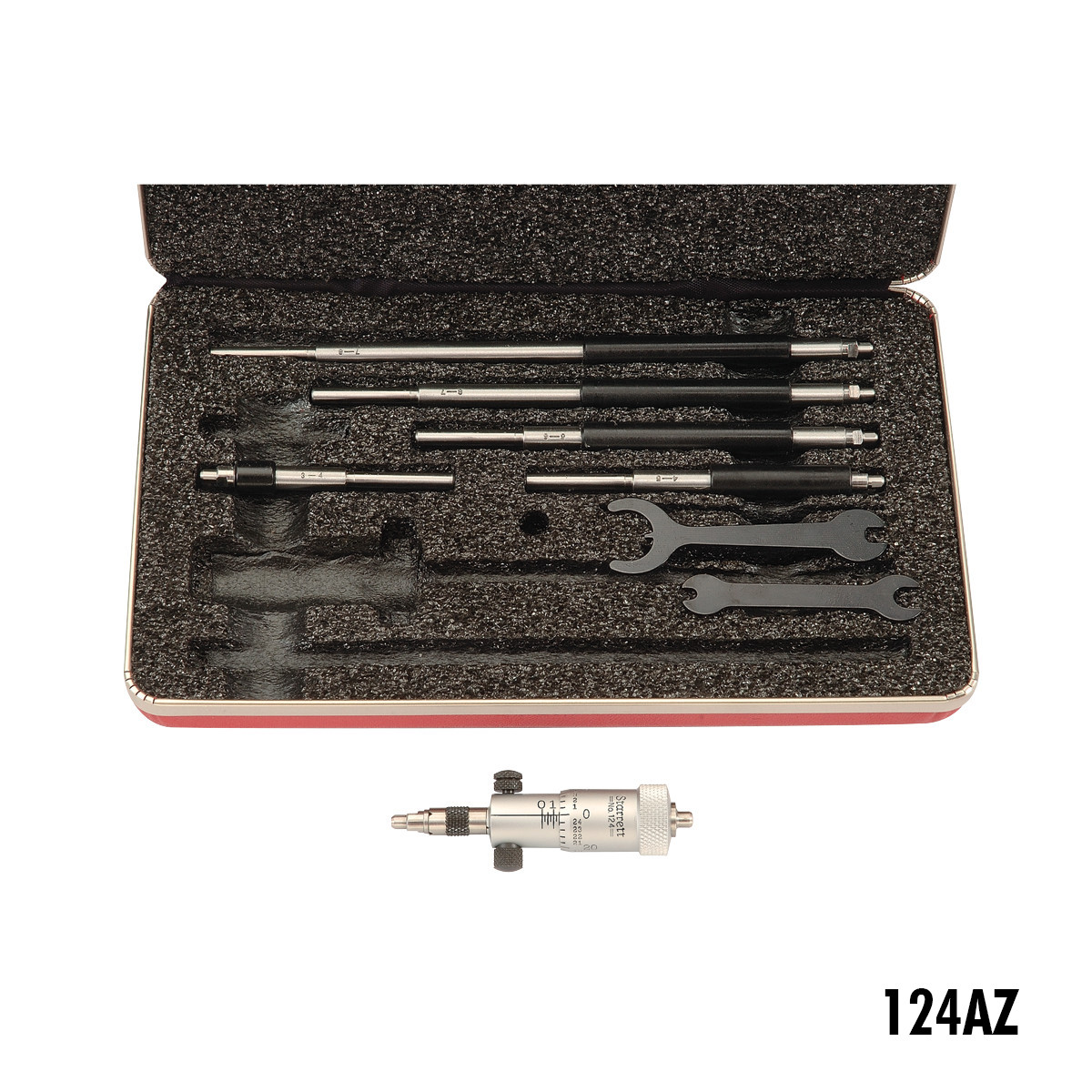 Starrett 124 Solid-Rod Inside Micrometer Sets| Penn Tool Co., Inc