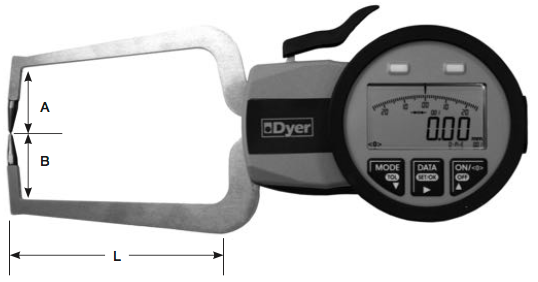 Dyer Electronic Thickness Gage, Contact Point 4 - 653-004| Penn Tool Co ...