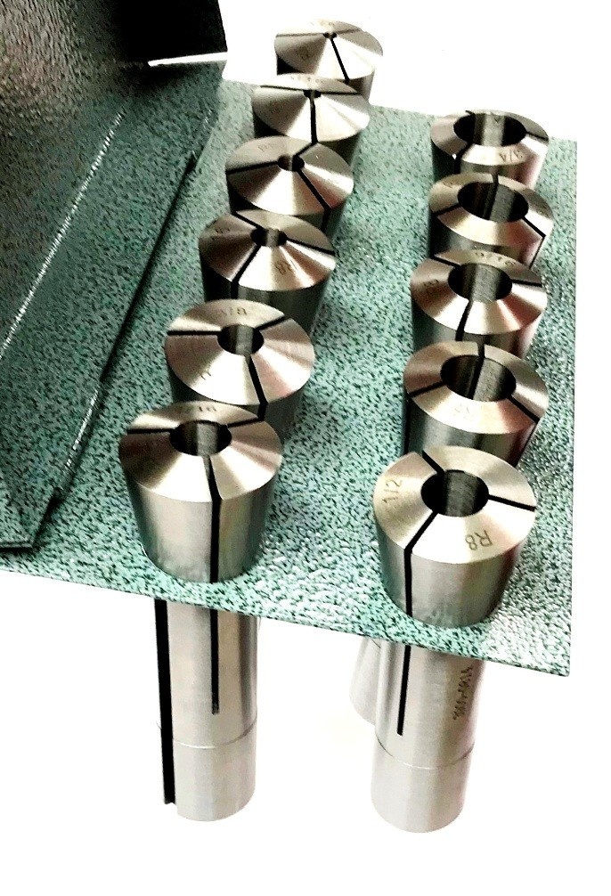 Precise 11 Piece R8 Collet Set & 12 Piece Collet Rack - 4951-0008| Penn ...