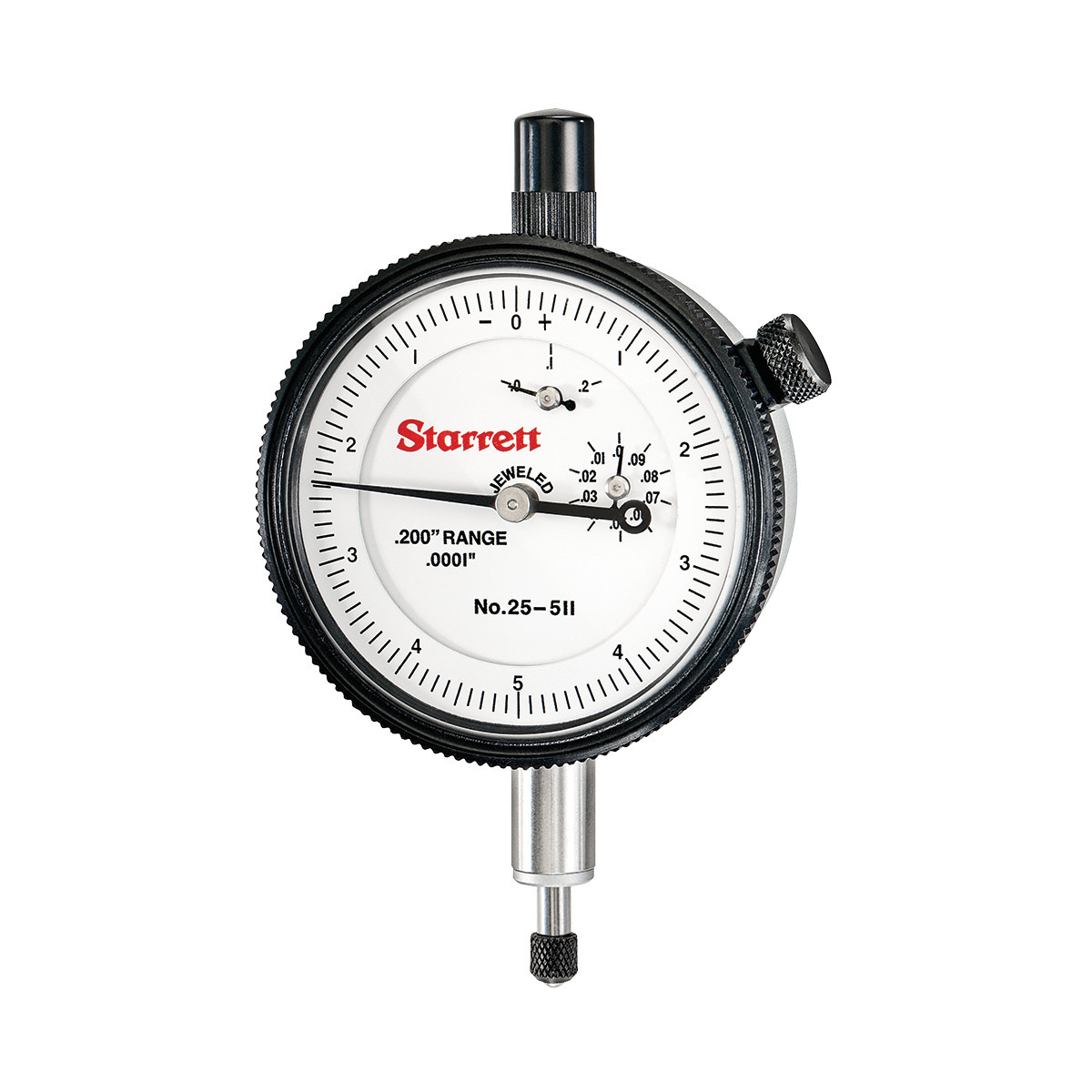 Starrett 25 Series Dial Indicator, EDP 53299 - 25-511J| Penn Tool Co., Inc