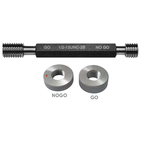 Precise Metric Thread Ring Gage, GO-NOGO, Class 6G, Size M6 x 1.0 ...