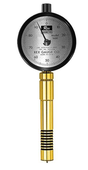 Rex Yellow Type C Scale Dial Durometer - 1600-C - Penn Tool Co., Inc
