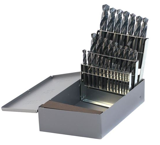 DRILLCO 29 Piece HSS Screw Machine Length Drill Set, 1/16" to 1/2" by 64ths - 300A29| Penn Tool ...