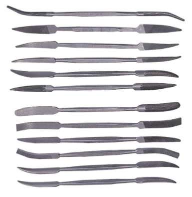 Precise 12 Piece #2 Diemakers Riffler File Set| Penn Tool Co., Inc