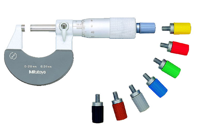 Mitutoyo Red Ratchet Stop for Analog Micrometer, 0-300 mm - 985061 ...