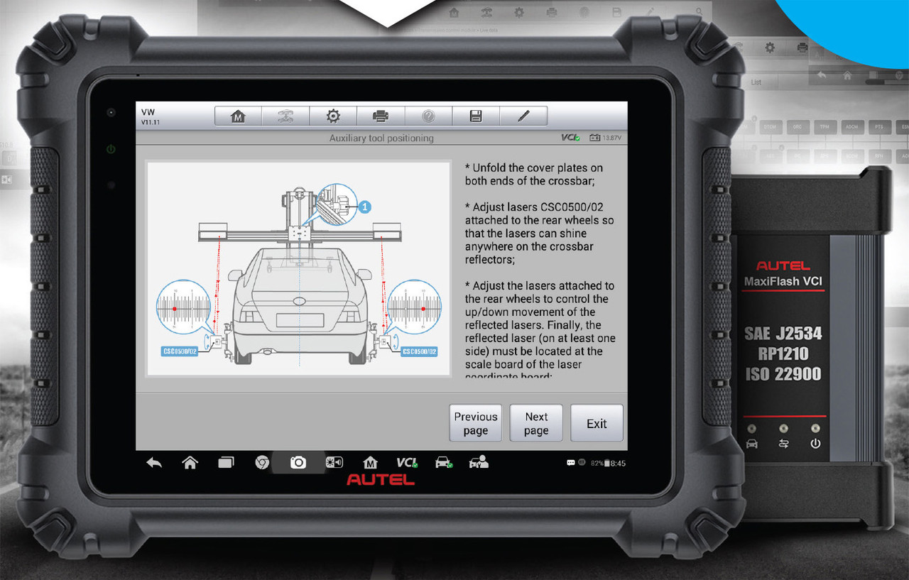 Autel MaxiSys MS909 ADAS All Systems 2.0 Calibration Package - AUAS20T| Penn Tool Co., Inc