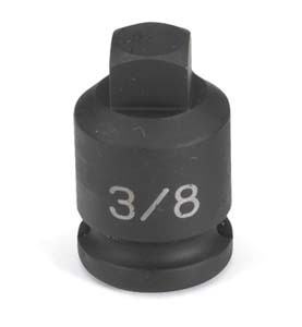Grey Pneumatic 3/8" Drive x 3/8" Square Male Pipe Plug Socket ...