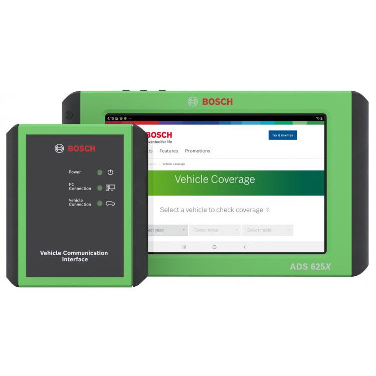 Bosch ADS 625X Diagnostic Scan Tool - BO3975| Penn Tool Co., Inc