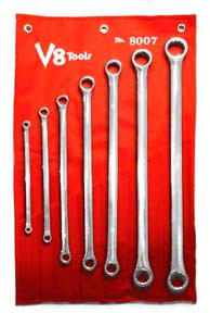 V8 Tools 7 Piece SAE Super Duty 0 Degree Offset Box Wrench - VT8007 ...