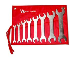 V8 Tools 8 Piece SAE Super Thin Wrench Set - VT8308| Penn Tool Co., Inc