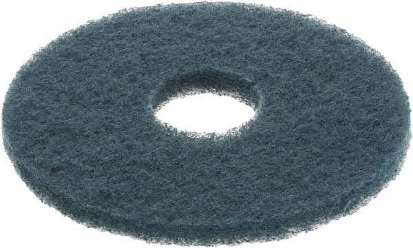 3M Scrubbing Pad 12" Machine, Blue Pad, Nylon & Polyester 7000042729 ...