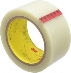 3M 36 Yd x 2" Clear Polyester Film Tape 4.1 mil, Rubber Adhesive, 43 Lb ...