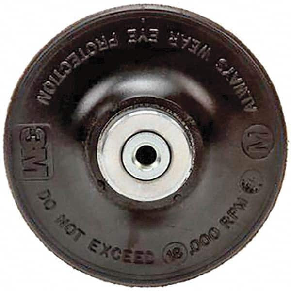3M 3" Diam Quick-Change Type S Disc Backing Pad Medium Density, 18,000 ...