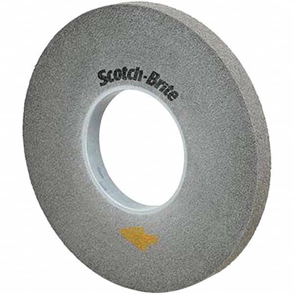 3M 12" Diam, 1/2" Face Width, 5" Center Hole, Fine Grade, Silicon ...