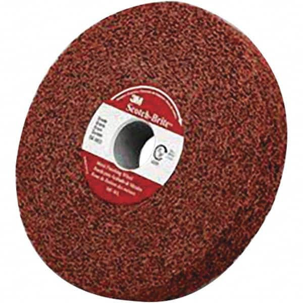 3M 6" Diam, 1" Face Width, 1" Center Hole, Medium Grade, Aluminum Oxide ...