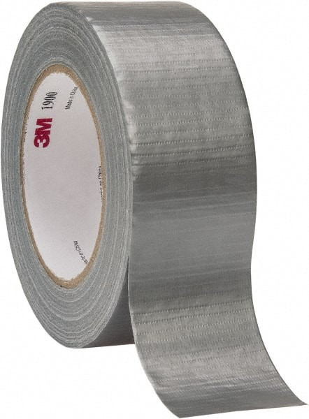 3M 54.8m x 2" x 8 mil Silver Polyethylene Film Duct Tape Rubber ...