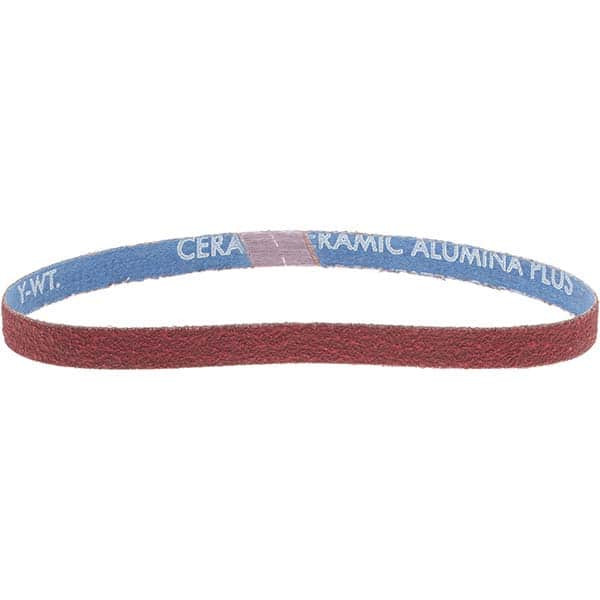 Norton 1/2" Wide x 18" OAL, 60 Grit, Ceramic Abrasive Belt Ceramic ...