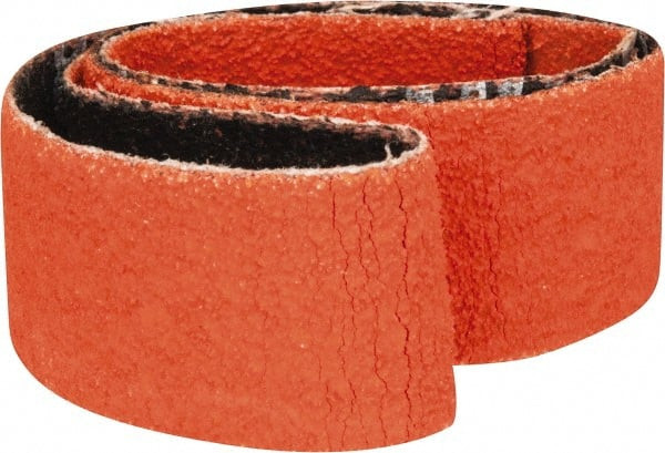 Norton 3/4" Wide x 18" OAL, 80 Grit, Ceramic Abrasive Belt Ceramic ...