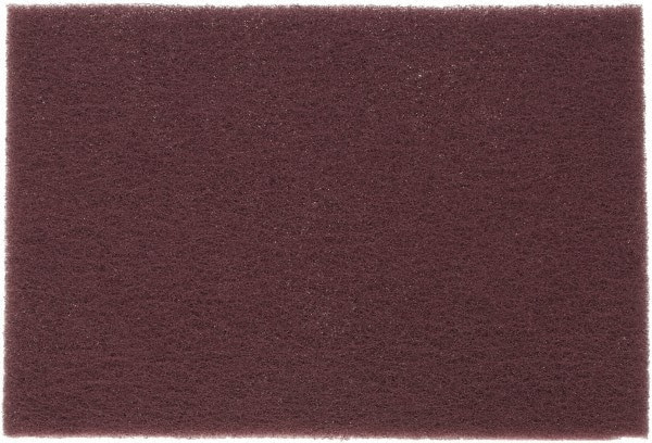 Brite Star Very Fine Grade, Aluminum Oxide Hand Pad Maroon, 6" Wide x 9 ...