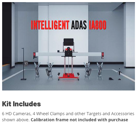 Autel IA800 Intelligent ADAS Optical Positioning System - IA800| Penn ...