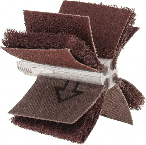 Merit Abrasives 80 Grit, Nonwoven, Aluminum Oxide Bore Polisher Medium ...