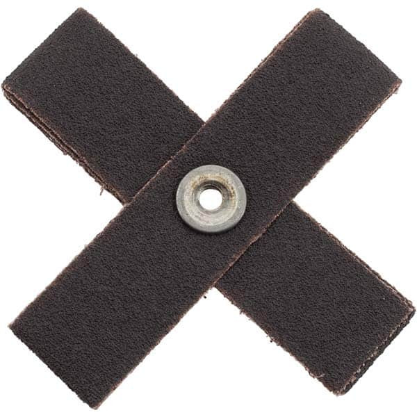 Merit Abrasives 80 Grit, Medium Grade, Aluminum Oxide Cross Pad 4" Long ...