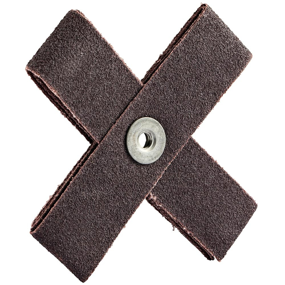 Merit Abrasives 60 Grit, Medium Grade, Aluminum Oxide Cross Pad 4" Long ...