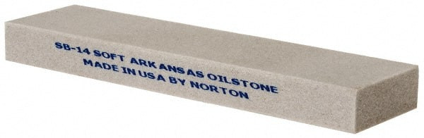Norton 4" Long x 1" Wide x 3/8" Thick, Novaculite Sharpening Stone ...