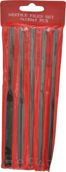 Value Collection 5 Piece Swiss Pattern File Set 7" Long, 2 Coarseness ...