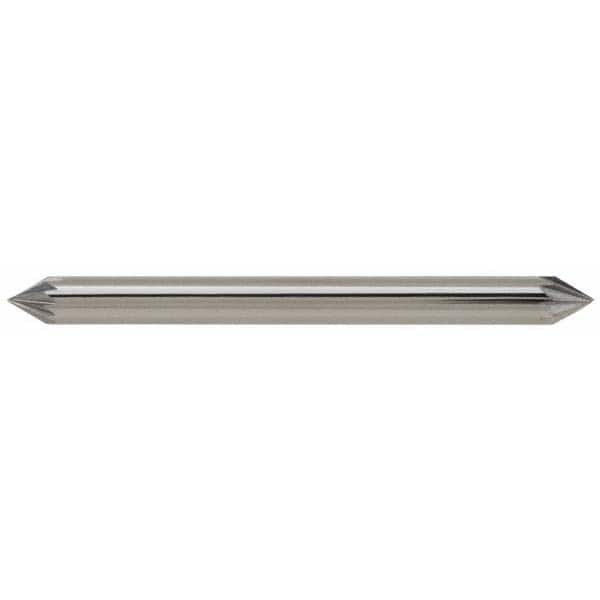 Atrax 1/8" Cut Diam, 1/8" Shank Diam, 60° Carbide Single Cut Taper Burr ...