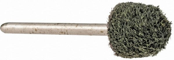 Grier Abrasive 1/2" Head Diam x 1/2" Thickness, B90, Ball Nose End ...